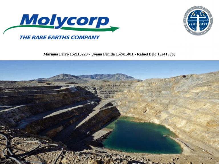 Molycorp Valuation: DCF, APV, Real Options, Multiples
