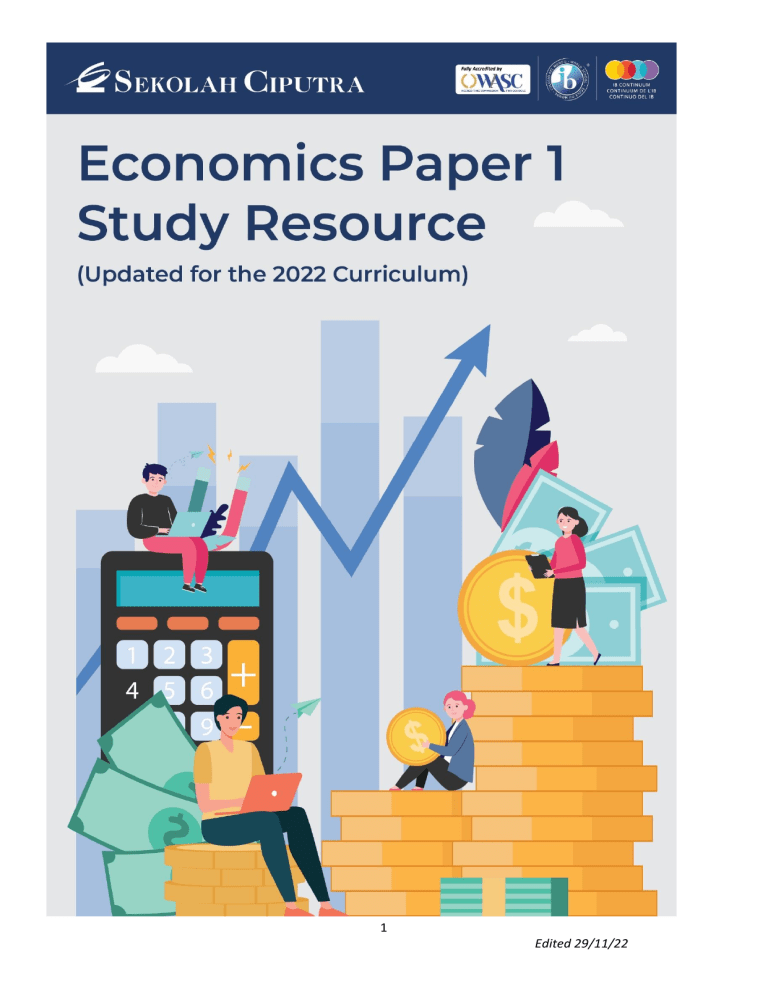 Paper One Study Resource SL B November 2022
