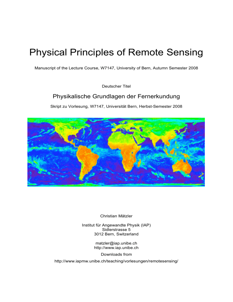 part1 remote sensing