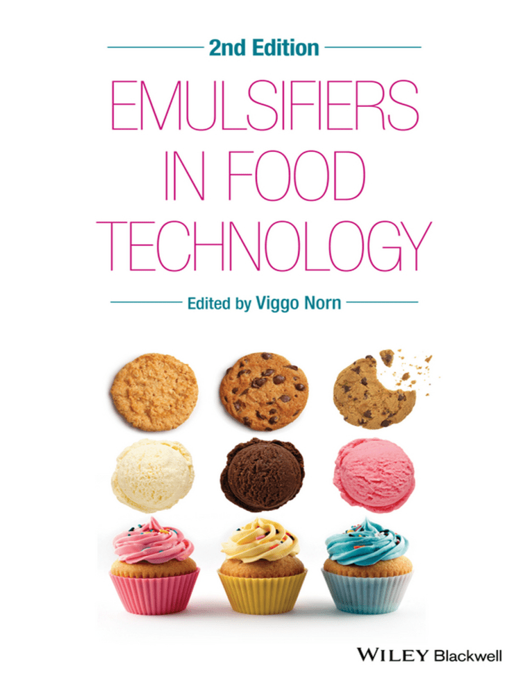 Book Emulsifiers in Food Technology