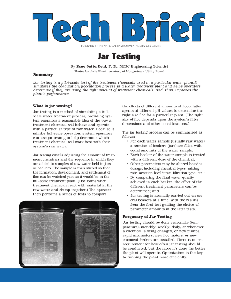 Jar Testing: Optimizing Water Treatment with Jar Tests