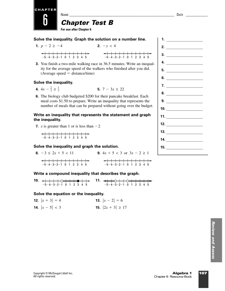 Algebra 1 Chap6 Algebra 1 Chap6