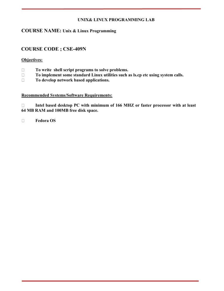 ULP Lab Manual
