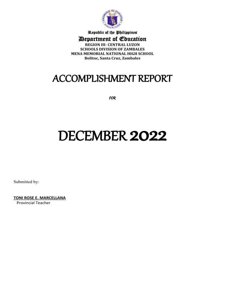 ACR DEC 2022 ACR DEC 2022
