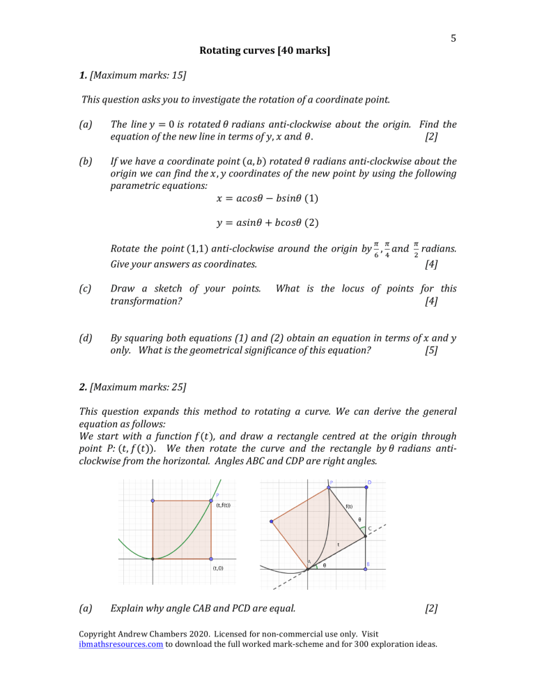 IB Math Paper 3 HL