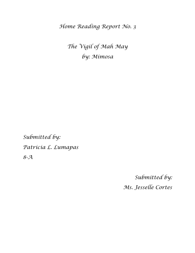 Home Reading Report
