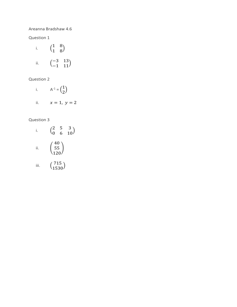 Matrices