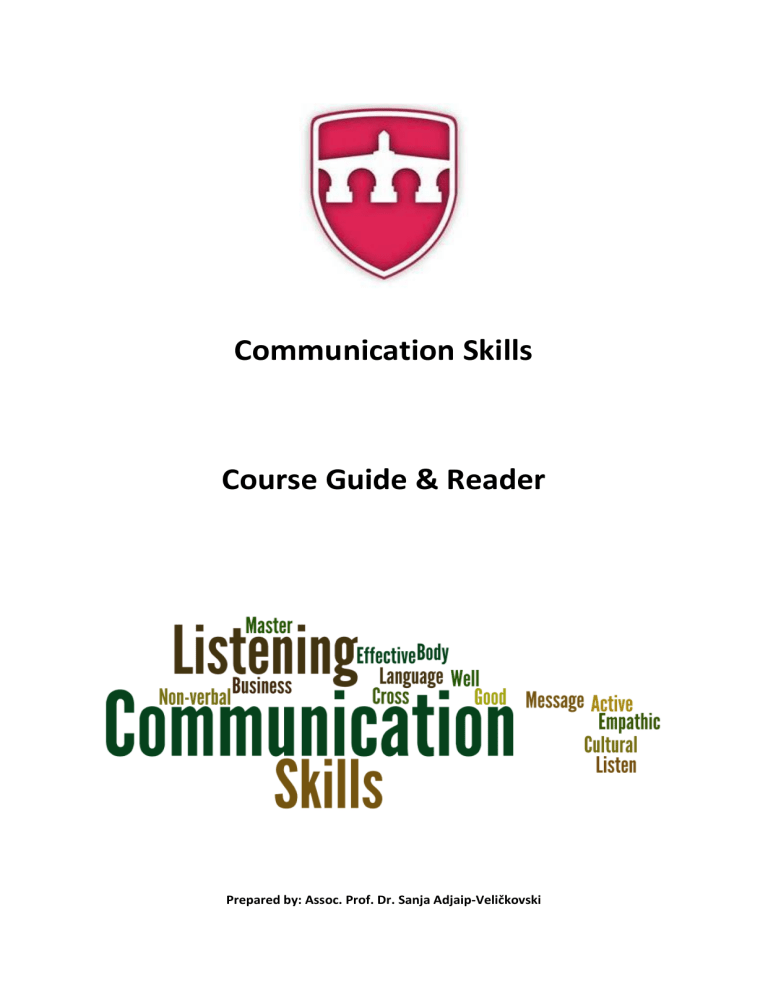 Communication Skills Communication Skills