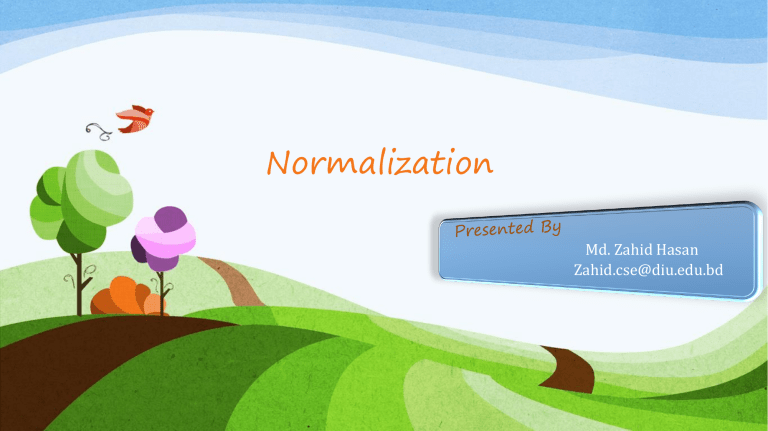 Normalization