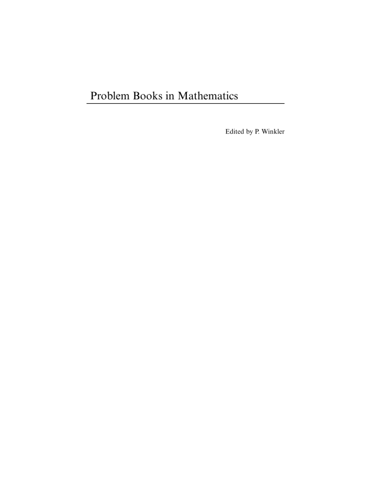 Problem Books In Mathematics Christopher G Small Functional