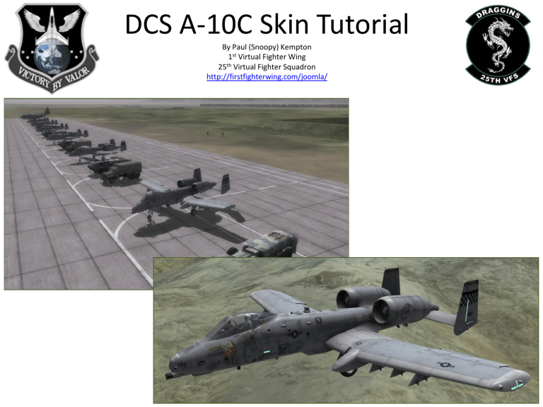 DCS A-10C Skin Tutorial