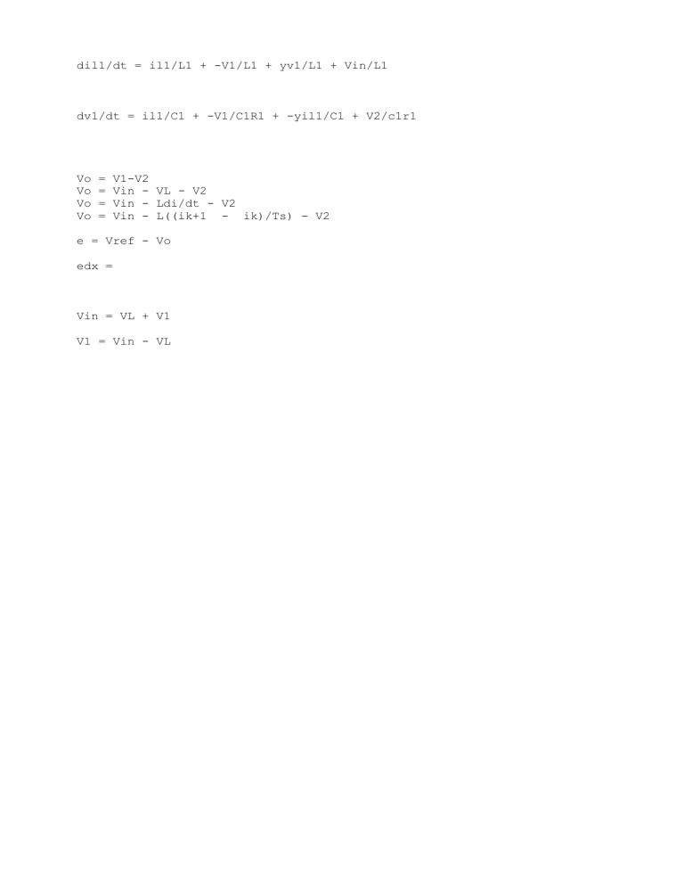 Electrical Circuit Equations Electrical Circuit Equations