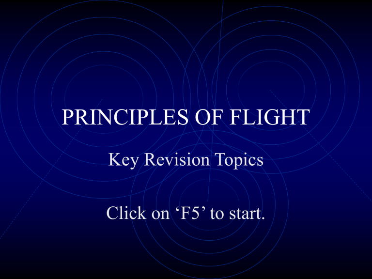 Principles of Flight: Key Concepts