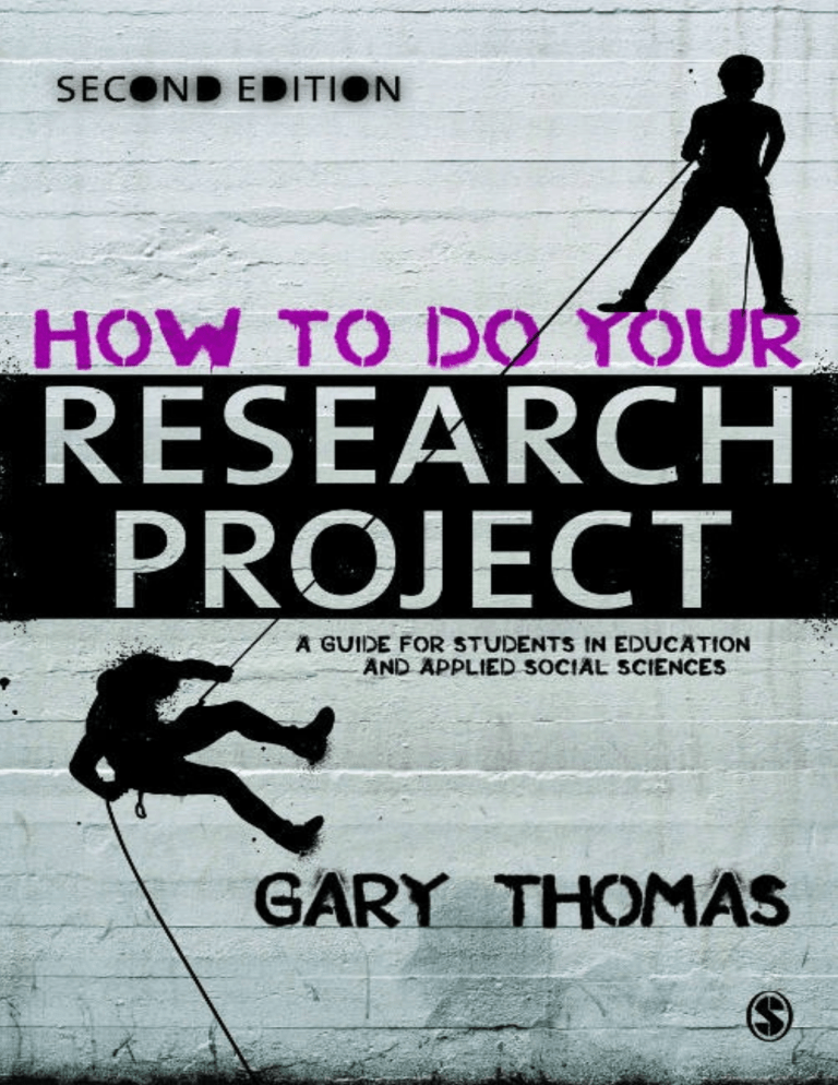 How to Do Your Research Project: A Guide for Students