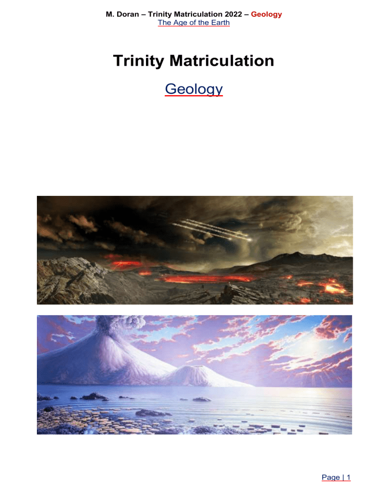 Geology - Age of the Earth (1)