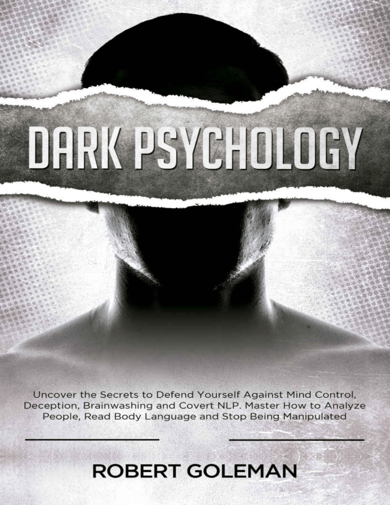 Dark Psychology: Mind Control, Manipulation, NLP