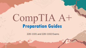 CompTIA+A++220-1102+Exam+Objectives