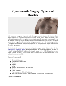 What Do You Need To Know About Gynecomastia Surgery?