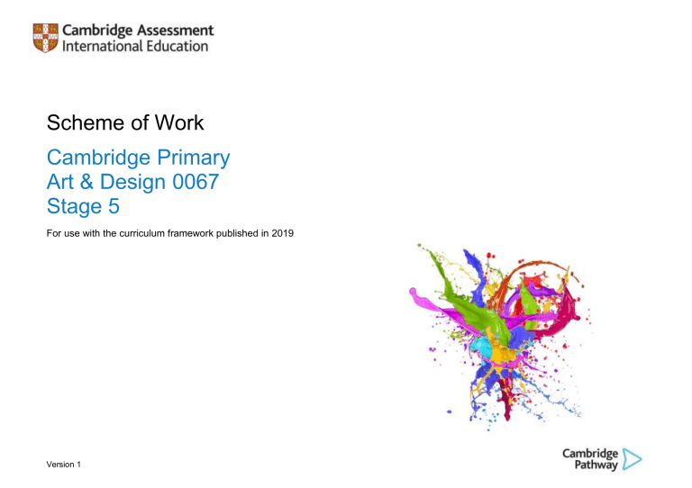Primary Art Design Stage 5 Scheme of Work