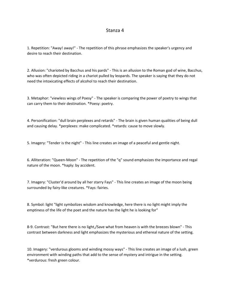 Stanza 4 Literary Analysis Devices Meaning Stanza 4 Literary Analysis Devices Meaning
