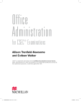 Office Administration for CSEC Exams Textbook