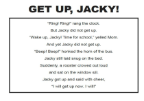 Get Up, Jacky! A Fun Children's Story