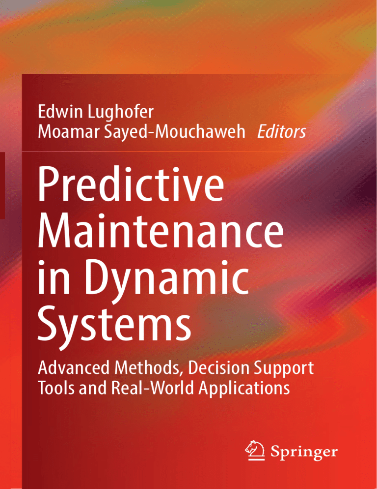 Predictive Maintenance in Dynamic Systems Book