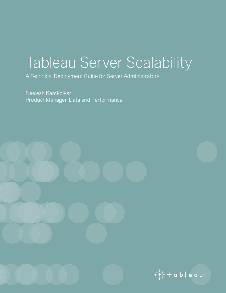 Tableau Server Scalability: A Technical Deployment Guide
