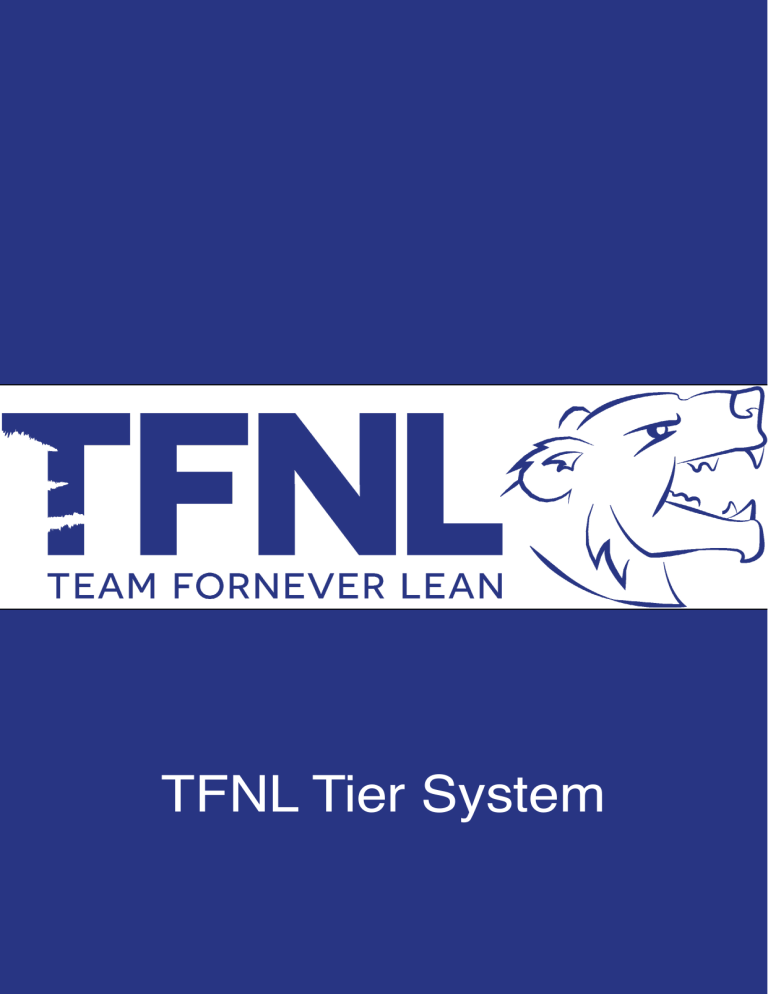 TFNL Tier System Training Guide