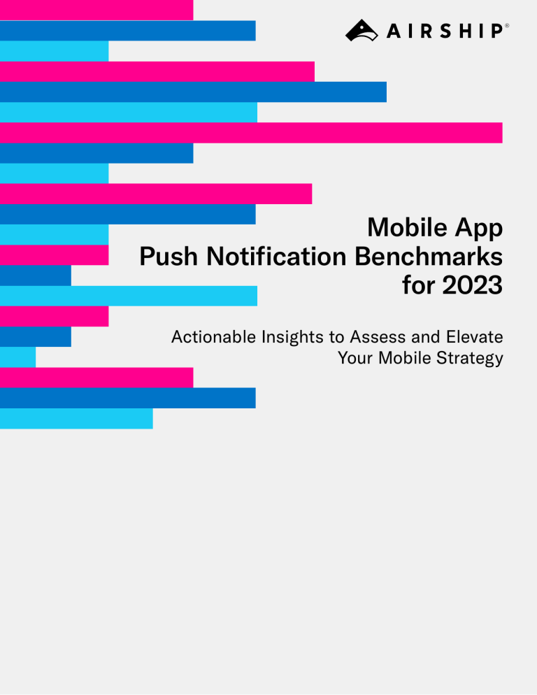Mobile App Push Notification Benchmarks 2023