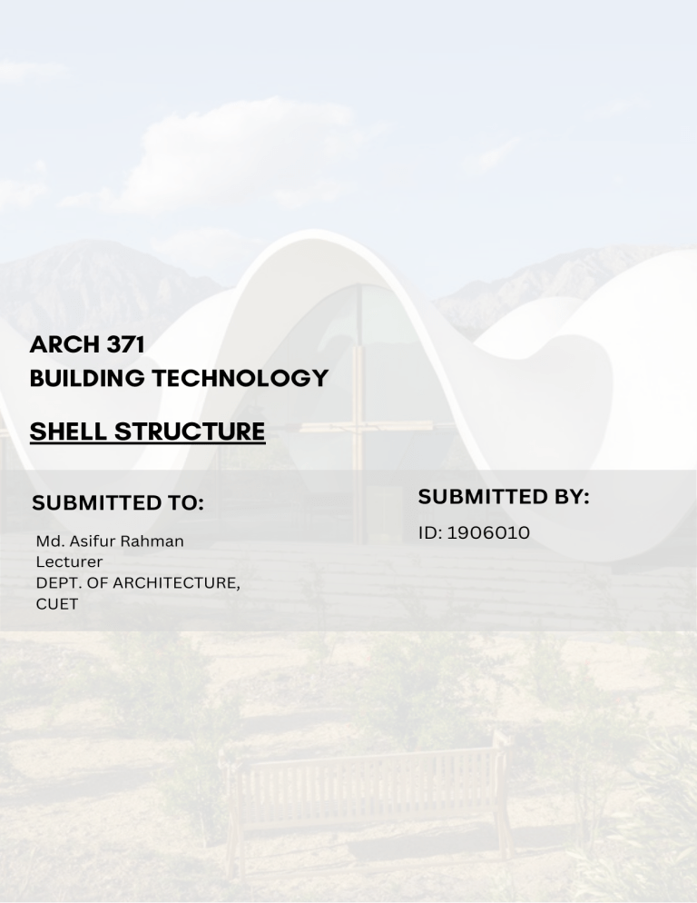 Shell Structures: Bosjes Chapel Case Study