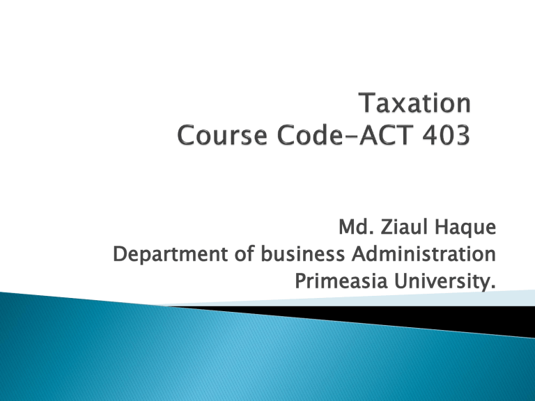 Basic Of Income Tax Basic Of Income Tax