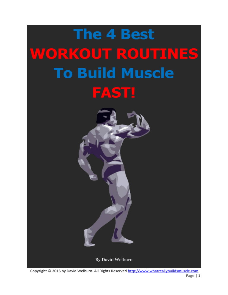 Workout Routines: Build Muscle Fast!
