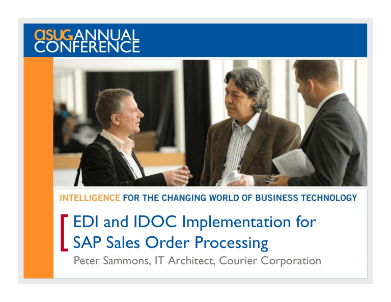 EDI & IDOC Implementation for SAP Sales Order Processing