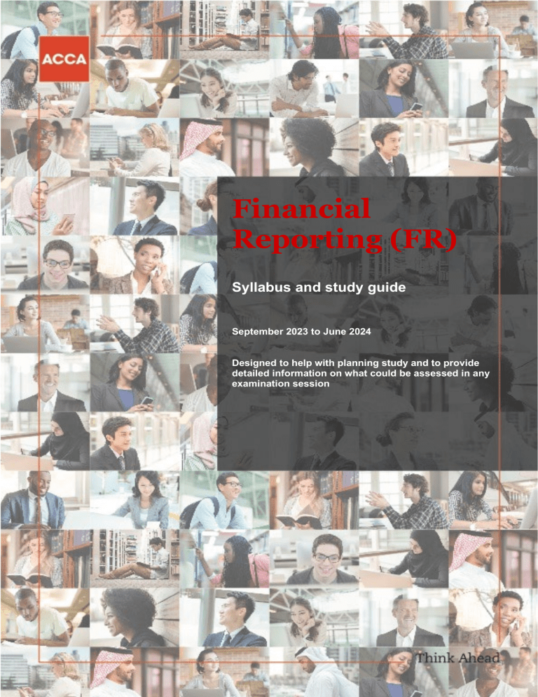 ACCA Financial Reporting (FR) Syllabus & Study Guide