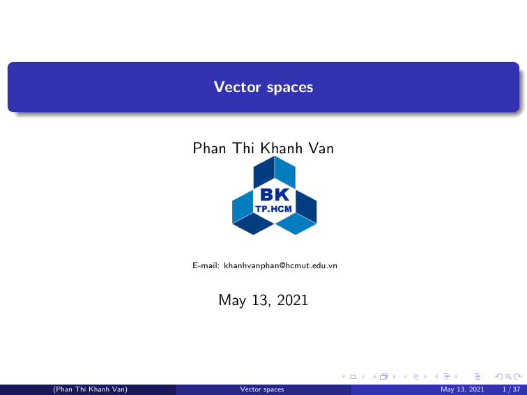 Vector Spaces: Linear Algebra Presentation