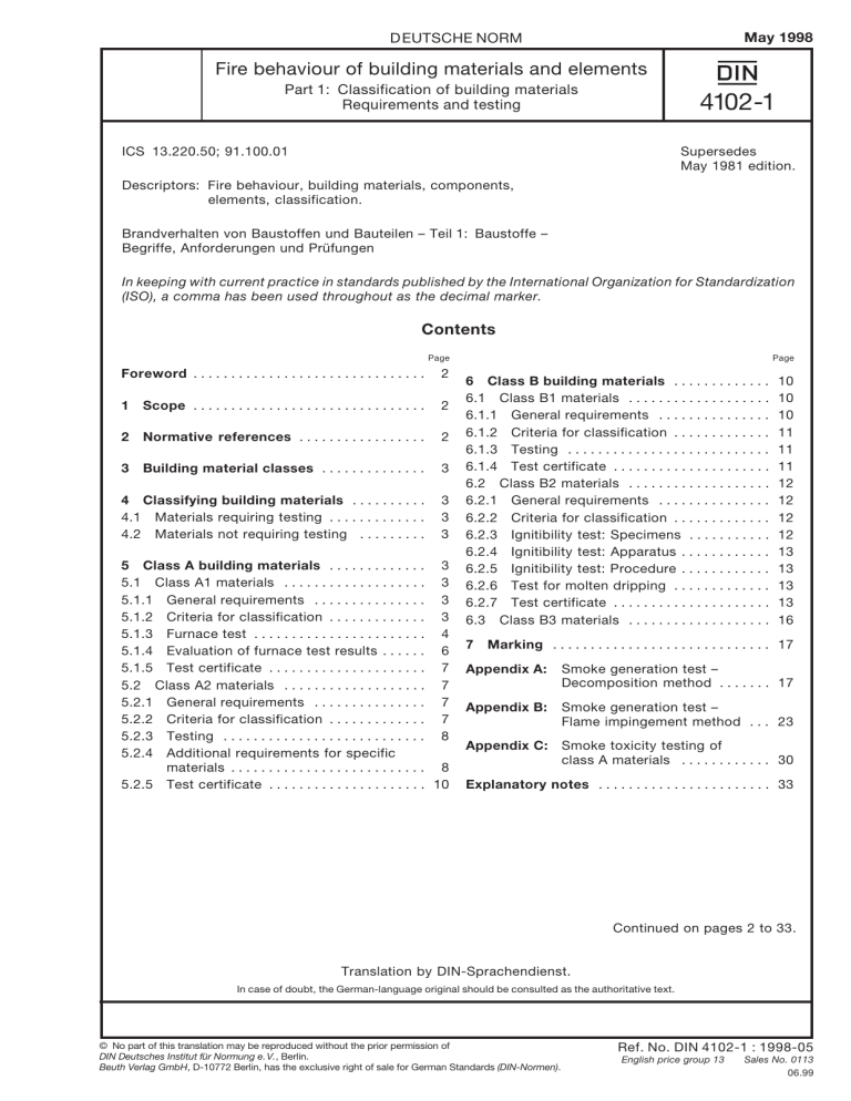 DIN 4102-1-1998