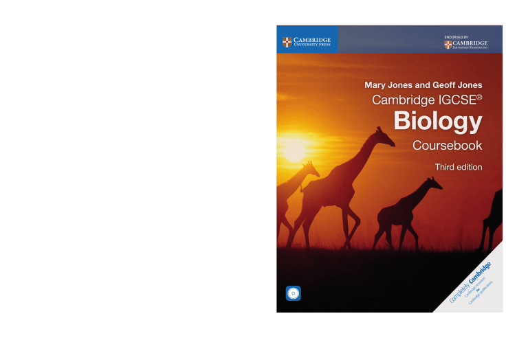 Cambridge IGCSE Biology Coursebook third