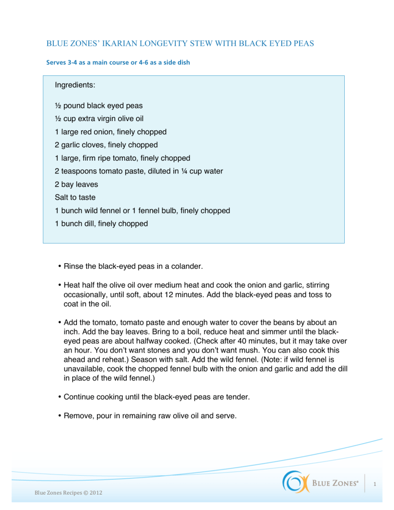 Blue Zones Recipes Healthy Longevity Cookbook Blue Zones Recipes Healthy Longevity Cookbook