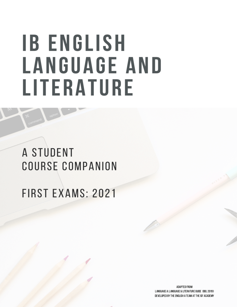 IB English Language & Literature Course Companion