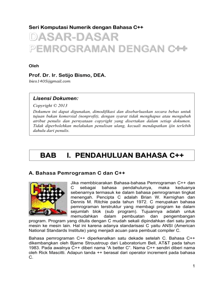 Dasar-Dasar Pemrograman C++