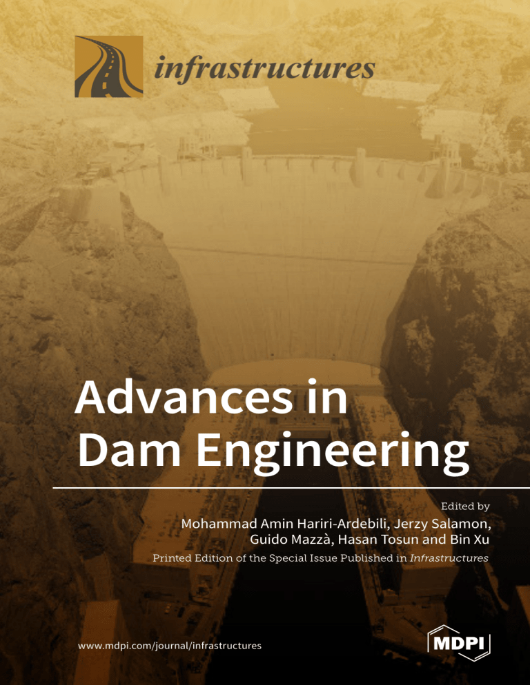 Infrastructures Advances in Dam Engineering