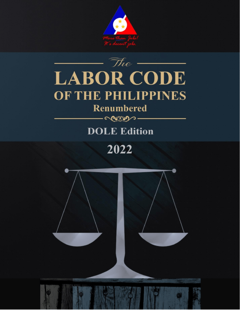 Labor Code of the Philippines (Renumbered)