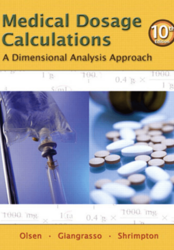 Medical Dosage Calculations A Dimensional Analysis Approach Updated Medical Dosage Calculations A Dimensional Analysis Approach Updated