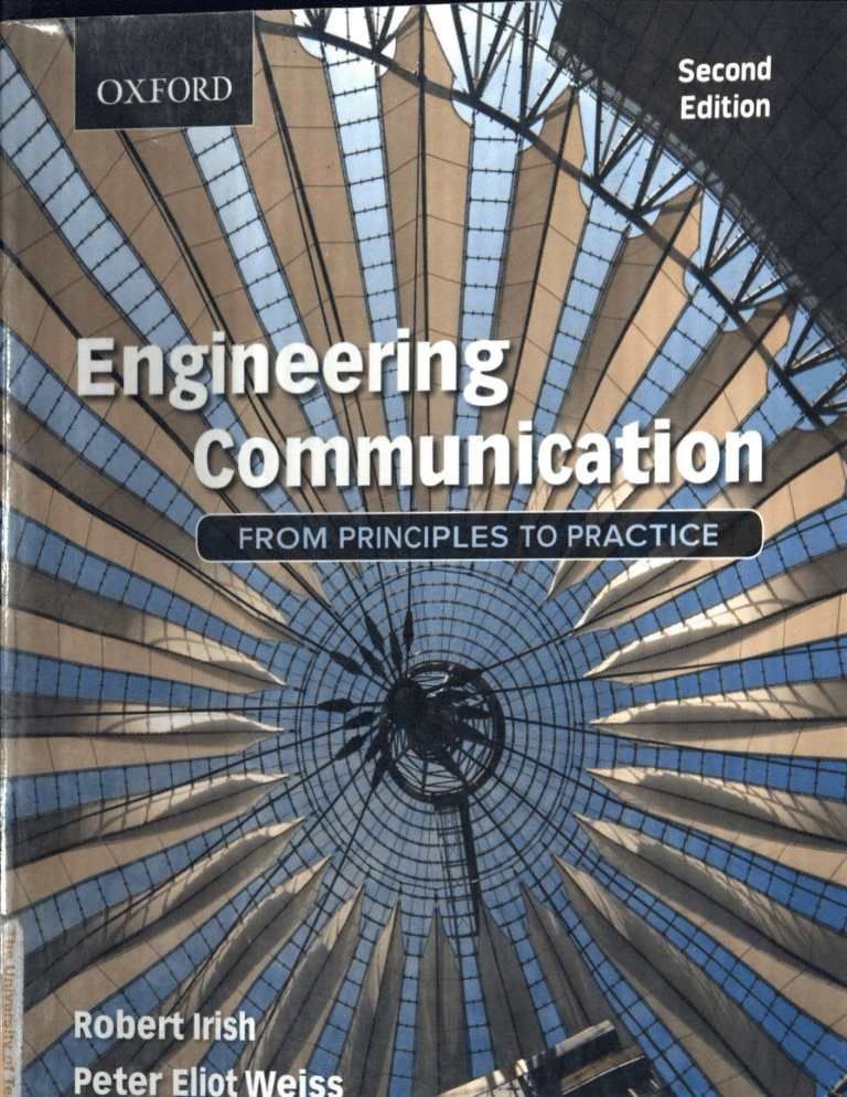 Engineering Communication: Principles to Practice