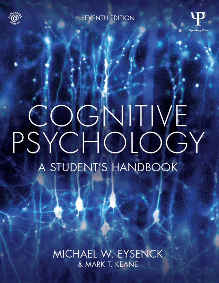 Cognitive Psychology: A Student's Handbook, 7th Edition