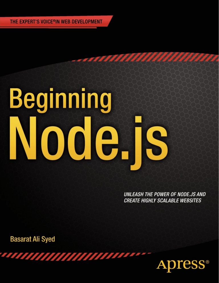 Beginning Nodejs