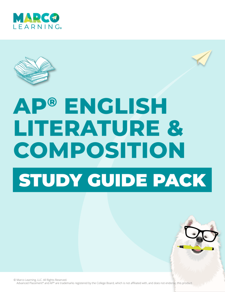 AP English Literature Study Guide Pack 2023 v1