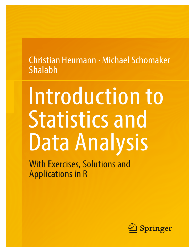 Statistics And Data Analysis Statistics And Data Analysis