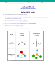 Molecular Models: Ball-and-Stick & Space-Filling